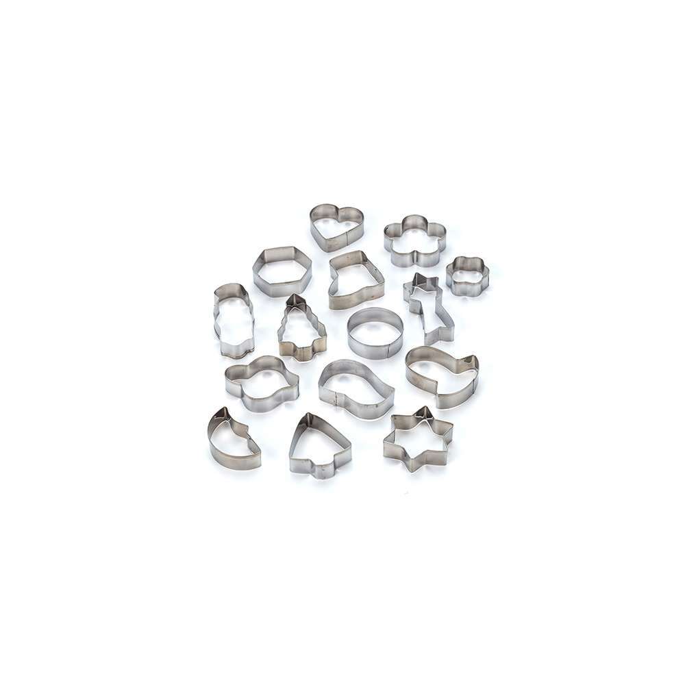 NAVA NV10-186-014 KALUPI ZA KOLAČIĆE INOX 15 OBLIKAID: EK000771988