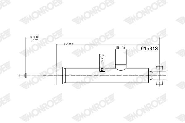 Amortizer MONROE C1531S