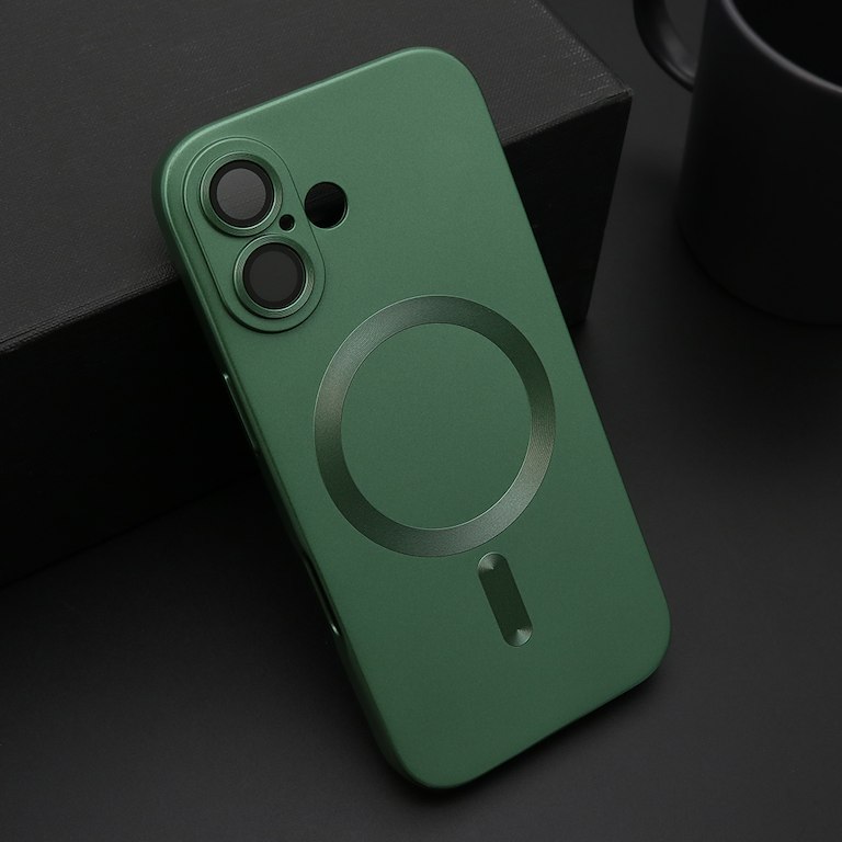 Zastitna maska (futrola) ELEGANT MAGSAFE - iPhone 17 zelena (MS)