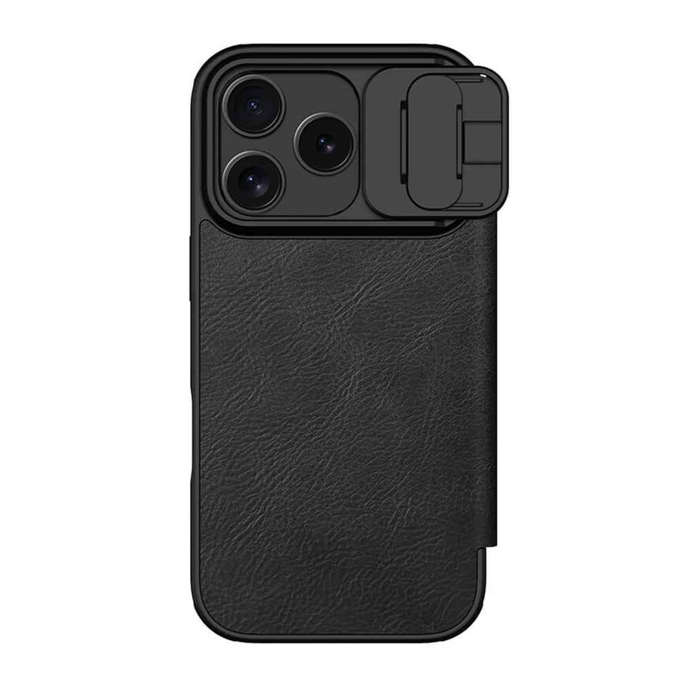 Zastitna maska (futrola) NILLKIN QIN Pro - iPhone 17 Pro crna (MS)