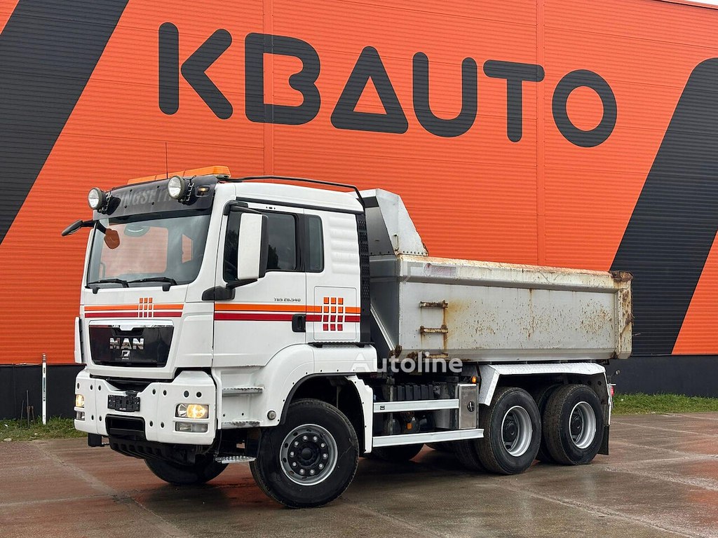 MAN TGS 26.540 6x4 FULL STEEL / BOX L=4548 mm kiper