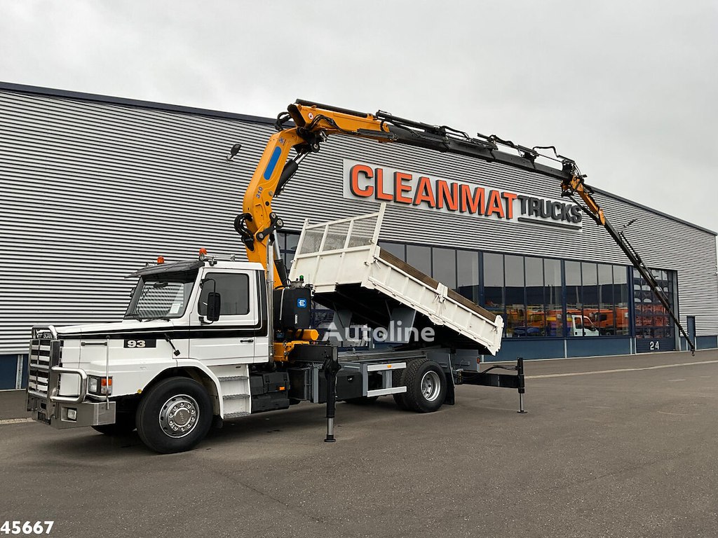 Scania T 93 4x2 Kipper met 31 Tonmeter laadkraan (bj 2005) + Fly-JIb! J kiper