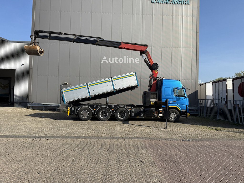 Volvo FMX540 8X4 3-side tipper with Palfinger PK34000-SH E kiper
