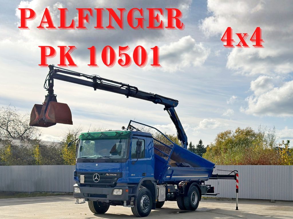 Mercedes-Benz ACTROS 1841 * PK 10501 + FUNK * TOP * 4x4 kiper