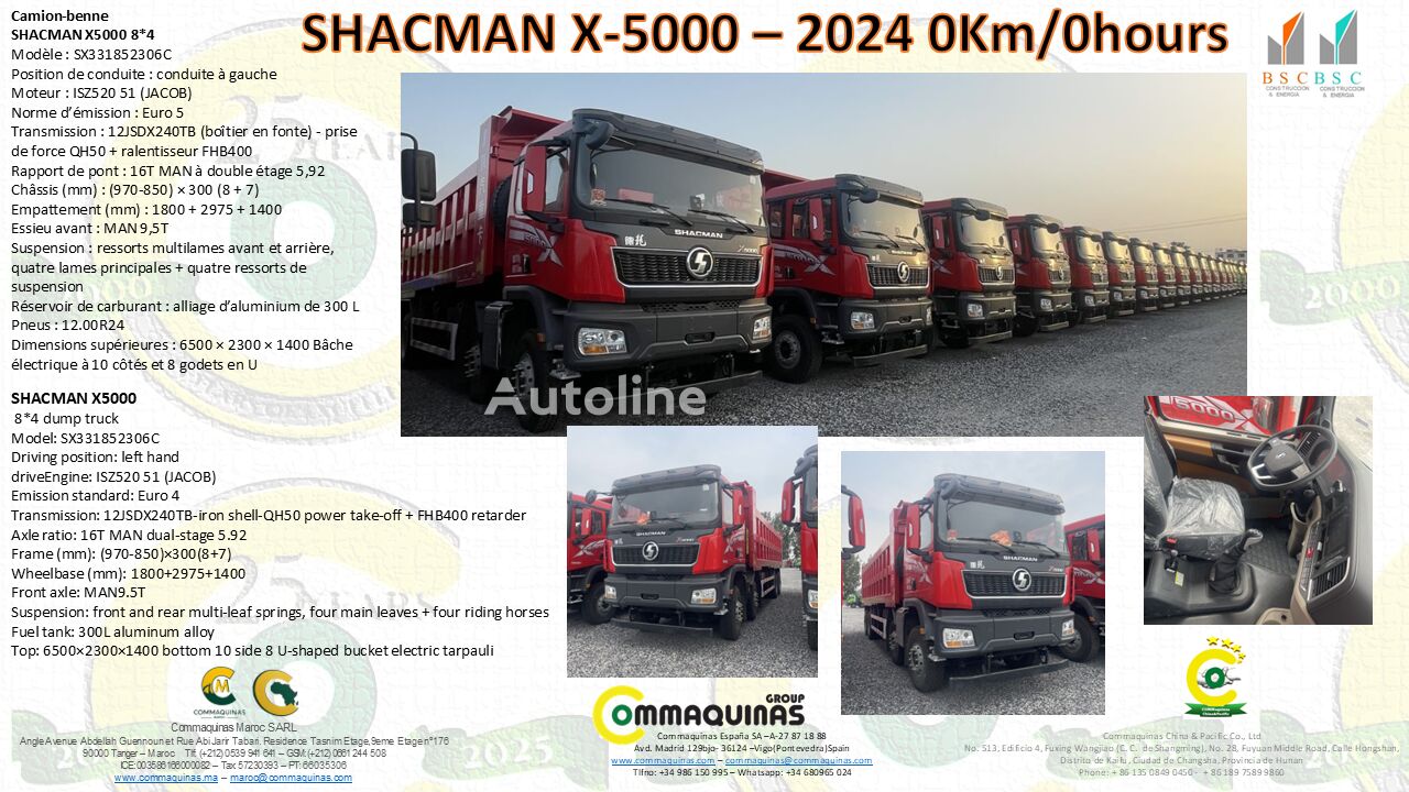 Novi Shacman X5000 kiper