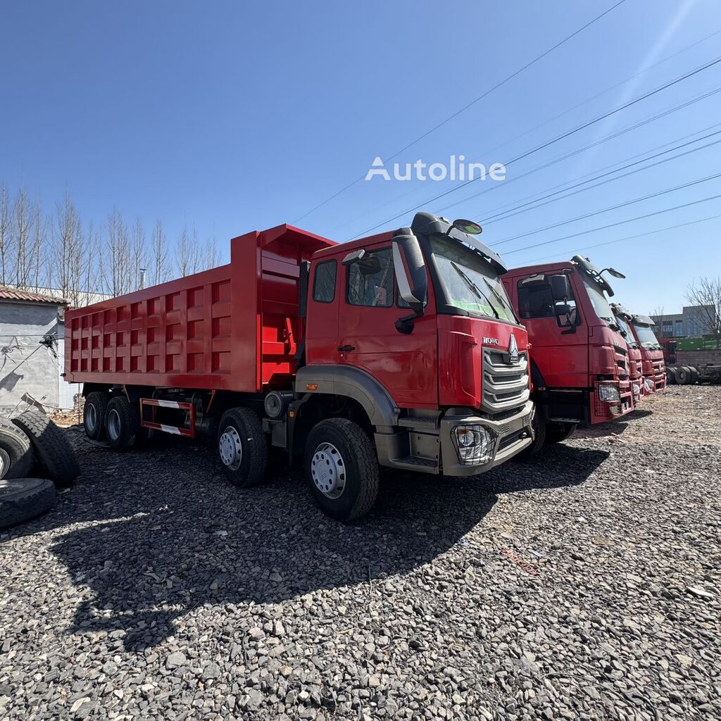 Howo 371HP red color 8x4 12 tires kiper