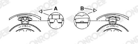 Opruga trapa MONROE SP1153