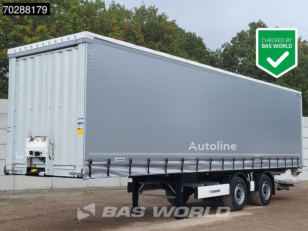 Nova Krone SD NEW Tailgate City Lift + Steeringaxle poluprikolica sa kliznom ceradom