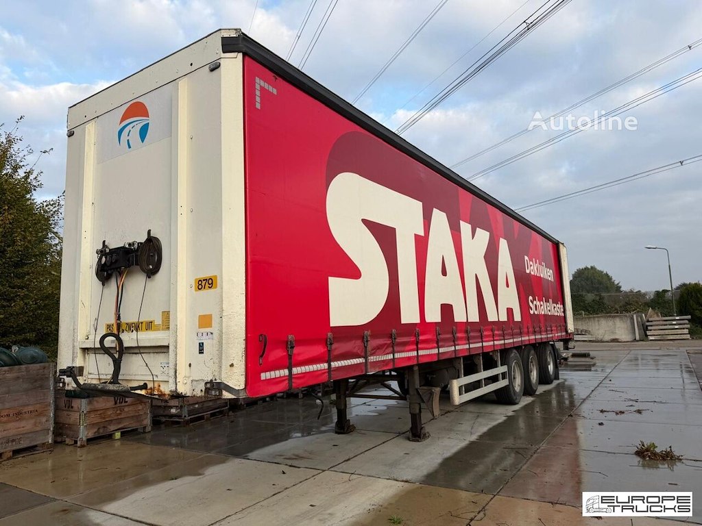 Pacton B3-001 NL Trailer - Steering Axle - BPW - Lift poluprikolica sa kliznom ceradom