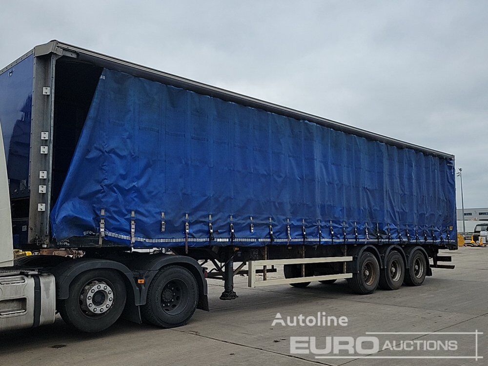 Prodaje se Cartwright 2008 Cartwright Tri Axle Curtainsider Trailer poluprikolicu sa kliznom ceradom na aukciji