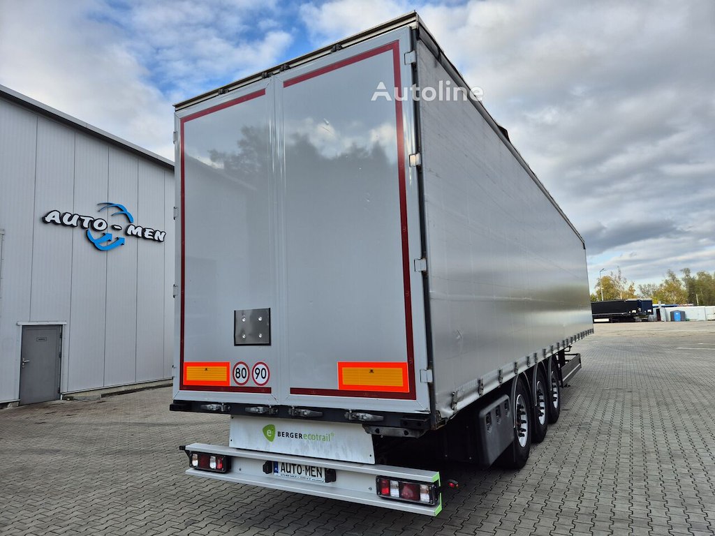 Berger SAPL 24 LTN ecotrail SAF Light 5010kg ! Liftachse poluprikolica sa kliznom ceradom