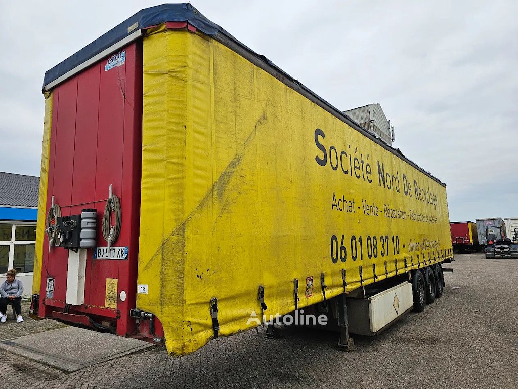 LeciTrailer P3S poluprikolica sa kliznom ceradom
