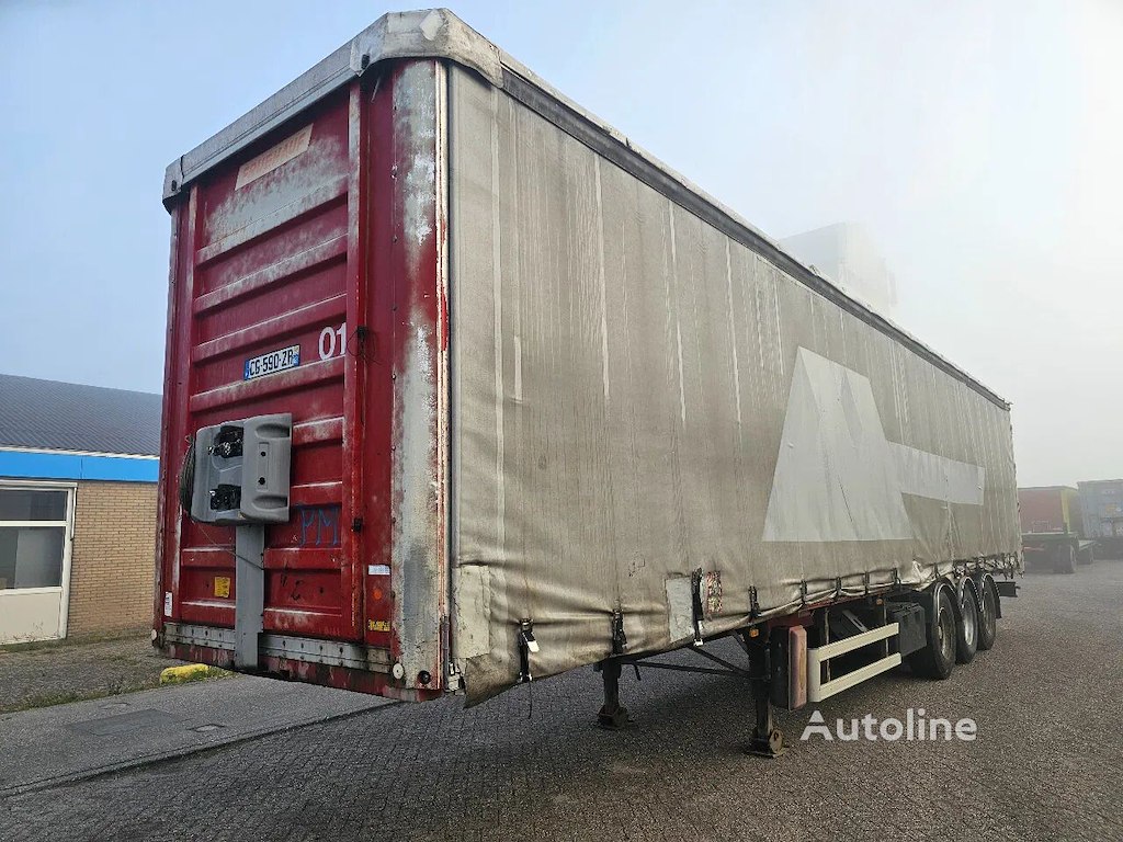 Fruehauf TX34CW2EAK1A poluprikolica sa kliznom ceradom
