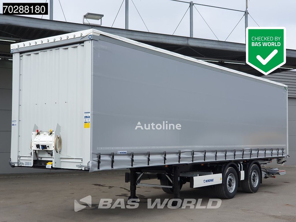 Nova Krone SZ NEW Tailgate City Lift + Steeringaxle poluprikolica sa kliznom ceradom