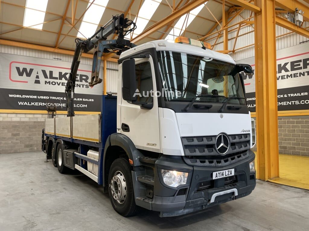 Mercedes-Benz AROCS 2530 *EURO 6* 6X2, 26 TONNE BRICK GRAB – 2014 – AY14 LZA kamion s ravnom platformom