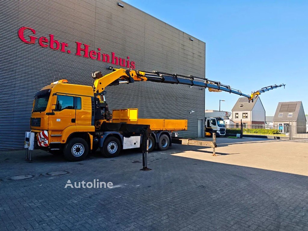 MAN TGA 41.480 8x4 Palfinger PK 85002 kamion s ravnom platformom