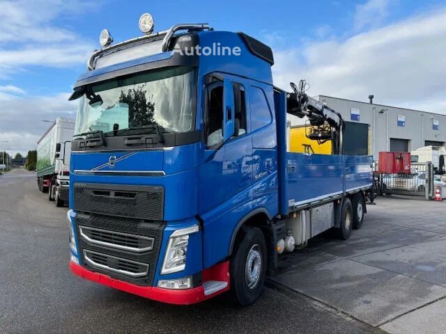 Volvo FH 13.540 kraan MKG HLK221A3V / Low KM !! / FH540 / New Apk/Tuv kamion s ravnom platformom