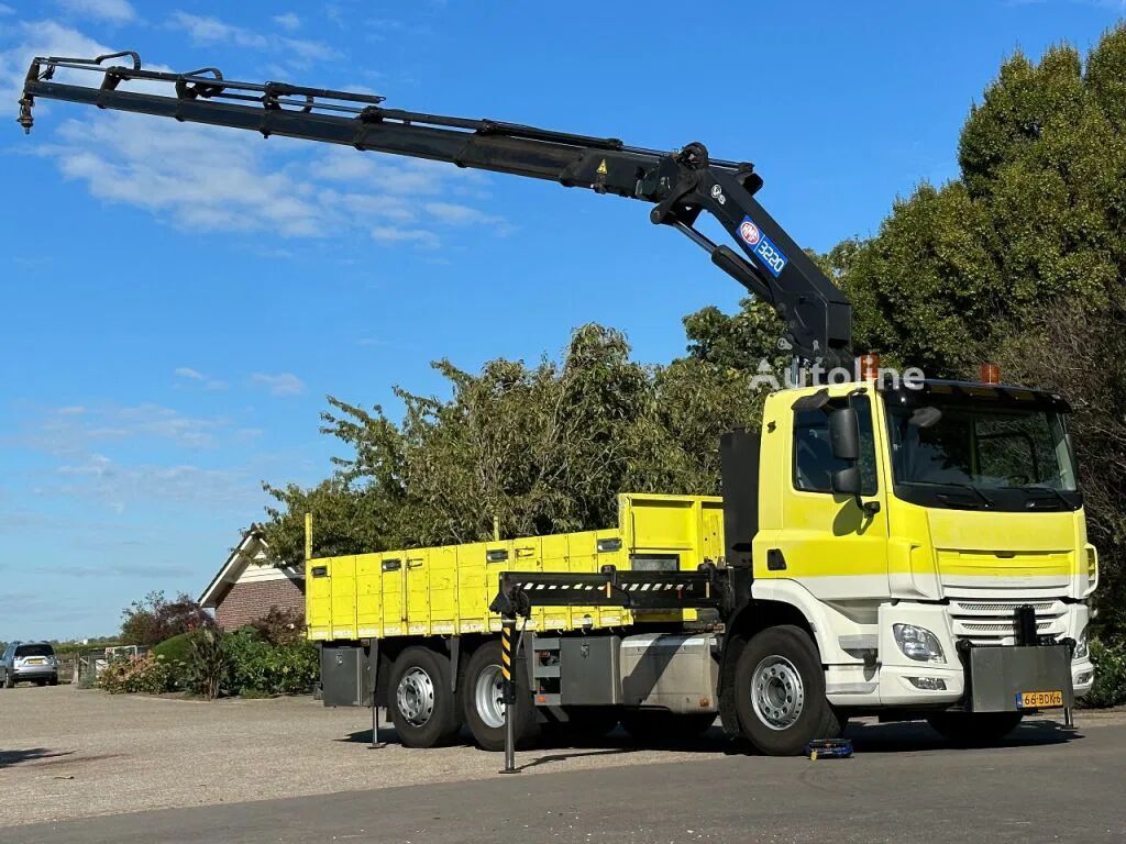 DAF CF 290 FAN !!HMF 32TM RADIO REMOTE!! FRONT STAMP!! 209tkm!!EURO6 kamion s ravnom platformom