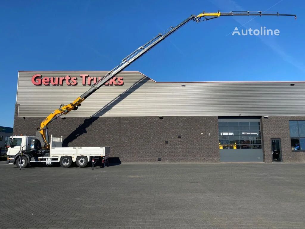 Scania P250 6X2 + COPMA 510.7 + JIB J4 KRAAN/KRAN/CRANE/MONTAGEKRAN/DAC kamion s ravnom platformom