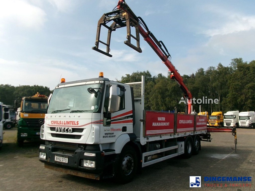 IVECO AD260S31Y/FS-D 6x2 RHD + Hiab XS 144 B-2 HIDUO kamion s ravnom platformom