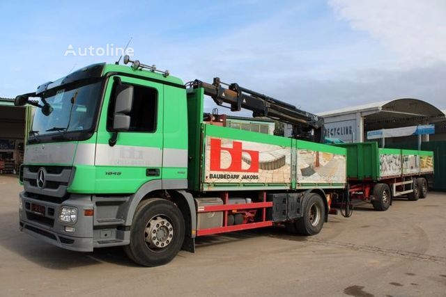 Mercedes-Benz 1846 4x2 KRAN HIAB 133 K PRO Nr: 518 kamion s ravnom platformom