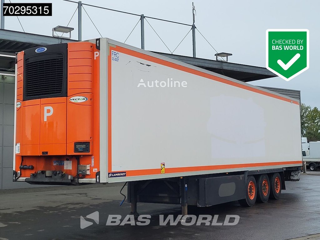 Lamberet SR2B-5T8-1B 3 axles meat rails poluprikolica hladnjača