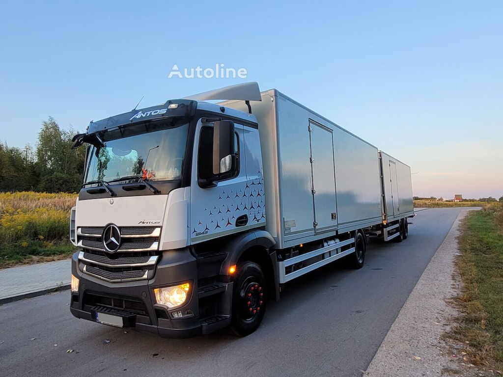 Mercedes-Benz Antos 1843 kamion furgon + prikolica furgon