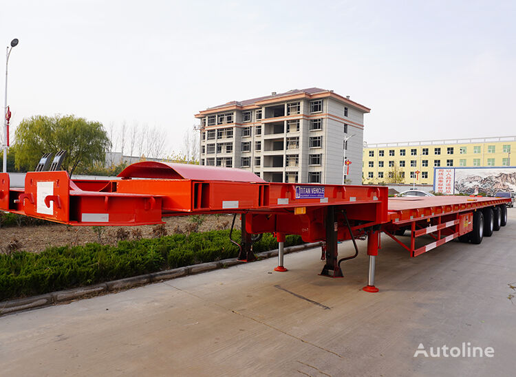 Nova Titan Telescopic Trailer for Sale Price -F poluprikolica sa niskom platformom