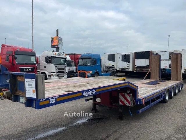 Nooteboom OSD 73-4 ,4 assige dieplader met hydraulische oprijrampen,giekgo poluprikolica sa niskom platformom