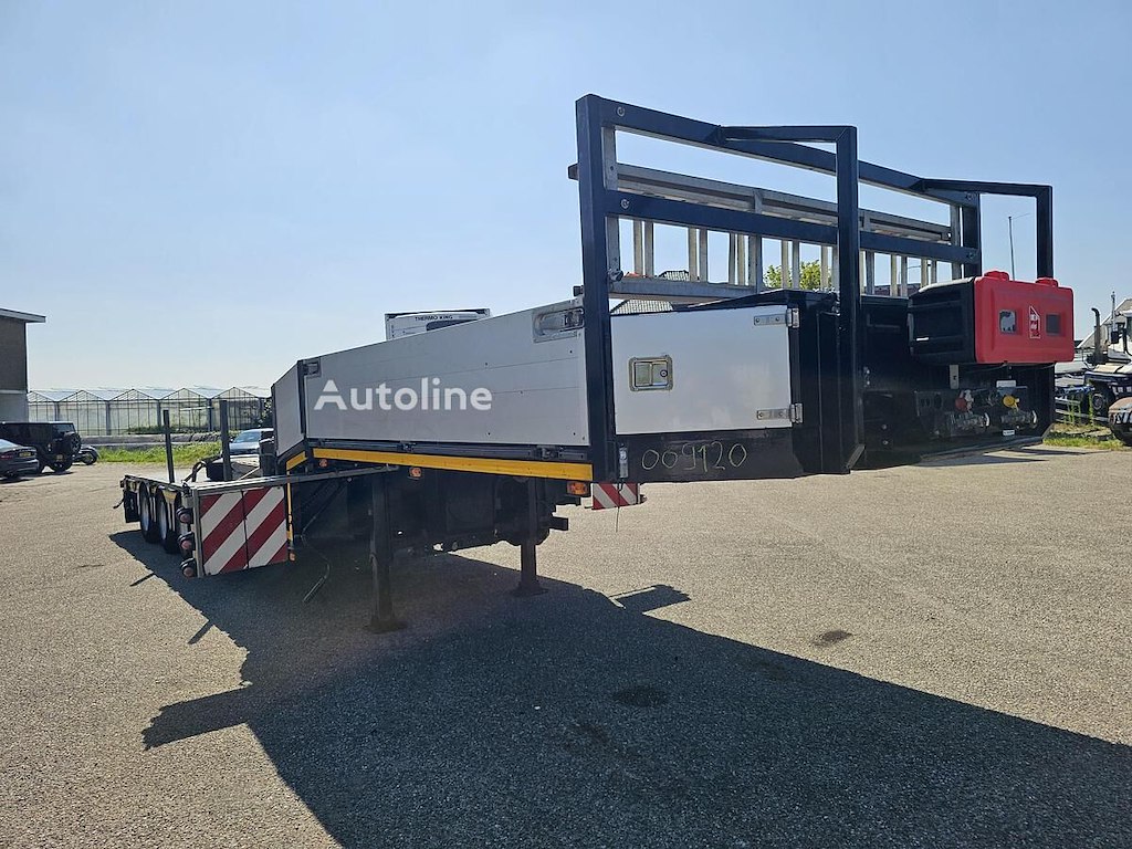 Broshuis E 2190/27 | SEMI LOWLOADER | 6 MTR EXTENDIBLE | BEAVER TAIL| SAF poluprikolica sa niskom platformom