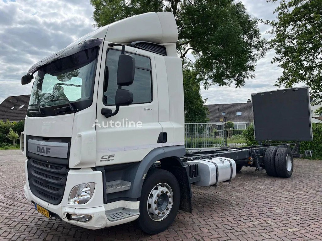 DAF CF 260 CF 260 FA CHASSIS CABINE EURO 6 kamion šasija