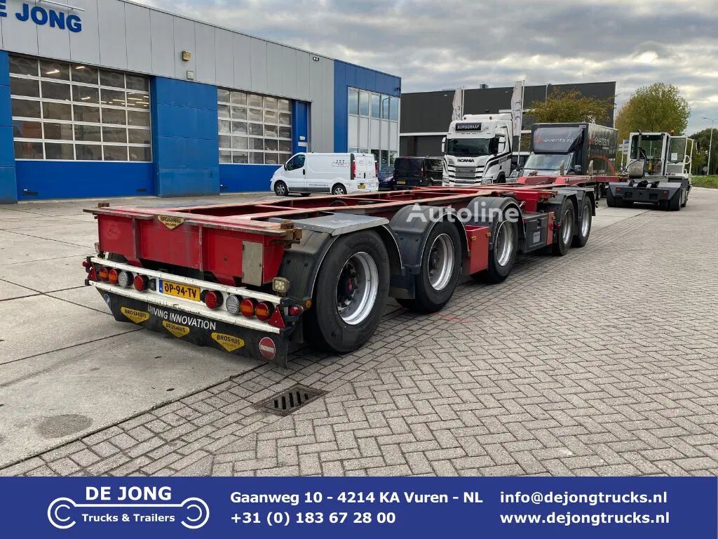 Broshuis 2 Connect 5 AKCC / 5 Axles / 3x Steering / 3x Lift Axle poluprikolica za prevoz kontejnera