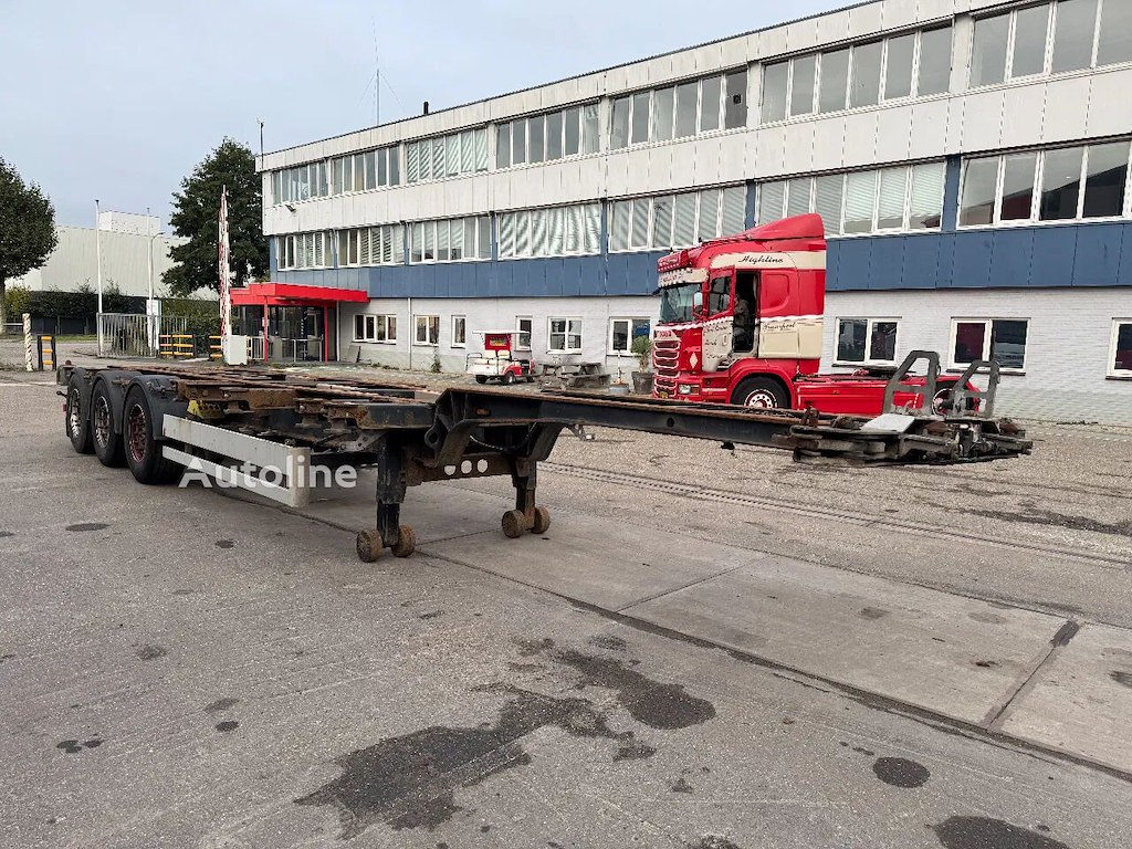 Schmitz Cargobull GOTHA SCF 24 SAF AXLE DISC BRAKES EXTENDABLE poluprikolica za prevoz kontejnera
