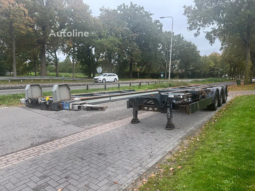 Kögel 3 ass cont chassis 20/30/40/45 High kuub poluprikolica za prevoz kontejnera
