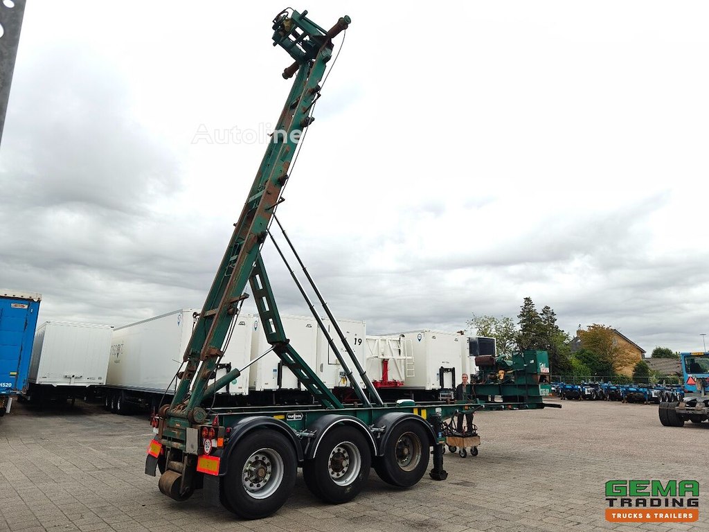 Van Hool 3C0015 3-Axles ROR - LiftAs - SteilLader - Cable system 30T - Ti poluprikolica za prevoz kontejnera