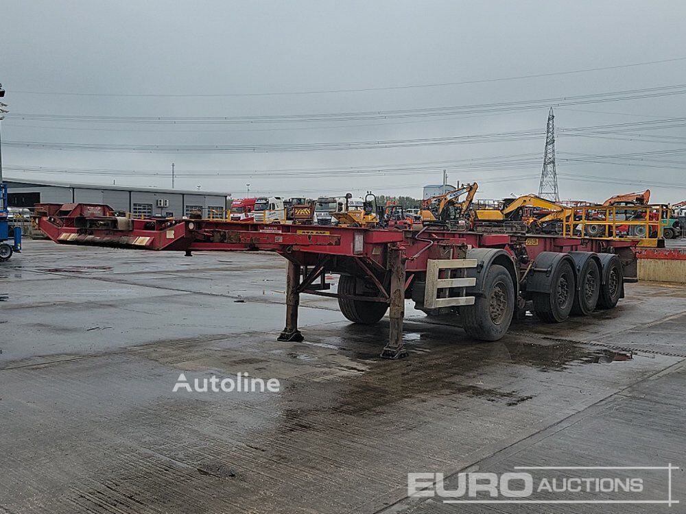 Prodaje se Dennison 4 Axle 2x20`Twist & Lock Multi-Functional Skeleton Trailer poluprikolicu platformu na aukciji