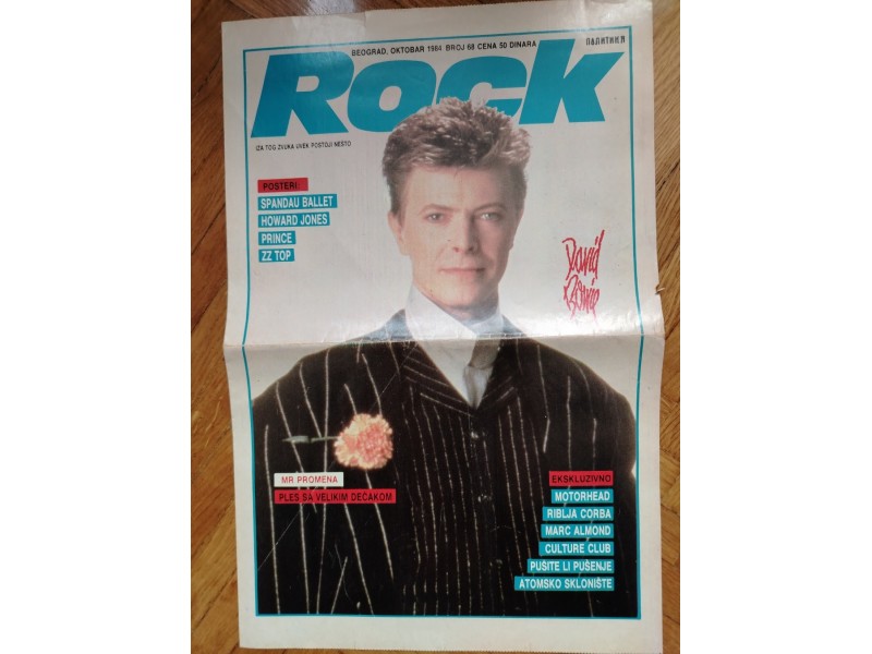 ROCK BROJ 68 - OKTOBAR 1984, DAVID BOWIE