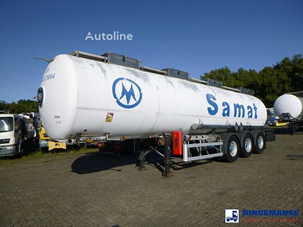 Magyar Chemical tank inox L4BH 29.8 m3 / 1 comp cisterna za prevoz hemikalija