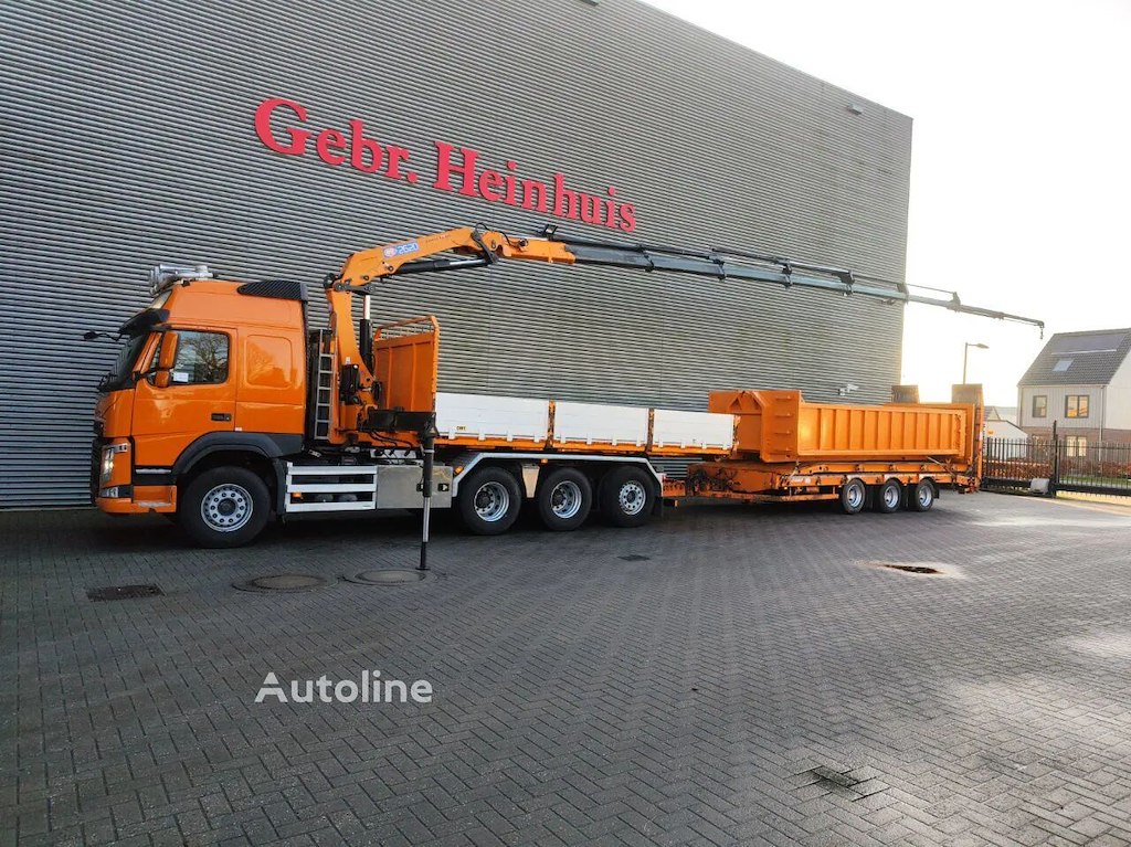 Volvo FM 500 8x4 Tridem Multilift XR20ZL HMF 2620 K8 + MAC DL3 kamion rol kiper