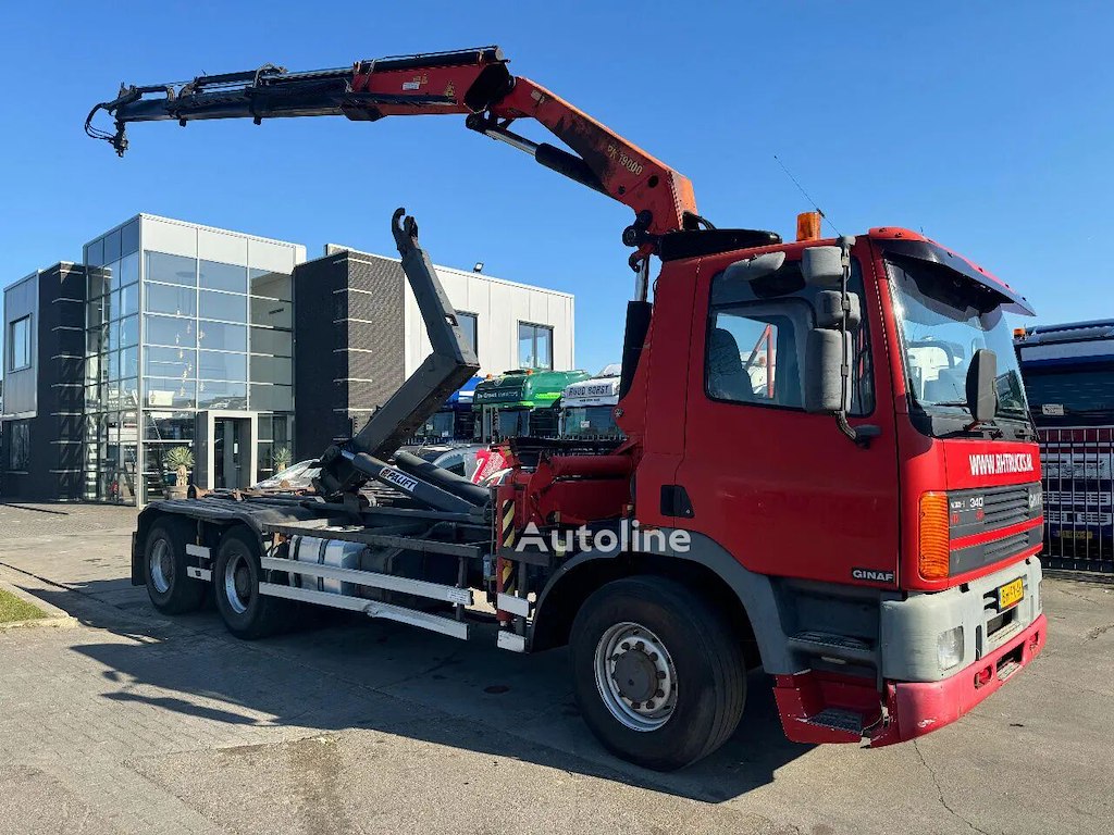 GINAF M 3232 S 6X2 - EURO 2 + PALFINGER PK19000 + REMOTE + PALIFT HOOK kamion rol kiper