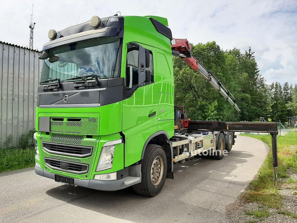 Volvo FH500 6X2 PALIFT + HMF 2120 K5 kamion rol kiper