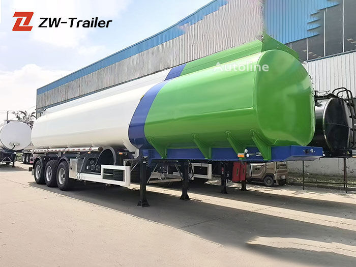 Nova ZW-Trailer Factory Price 3 Axle 45000L Carbon Steel Fuel Tanker Semi Traile cisterna za goriva i maziva