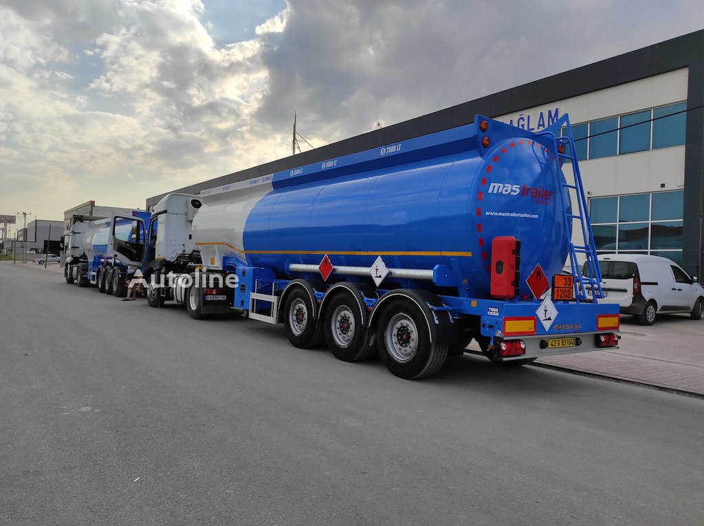 Nova Mas Trailer Tanker Carbon Steel 2 cisterna za goriva i maziva