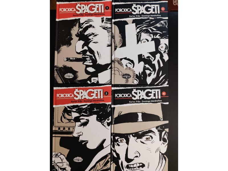 Komplet Porodica Špageti 1-4, glanc