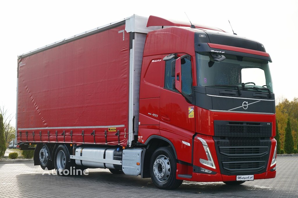 Volvo FH 460 / SOLÓWKA / I-SAVE / I-PARK COOL / OŚ PODNOSZONA SKRĘTNA kamion sa klizna zavesa cerada