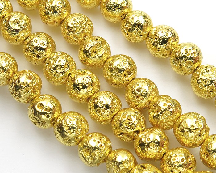 KAM06_LAVA 6MM – GOLD PLATED (6KOM)