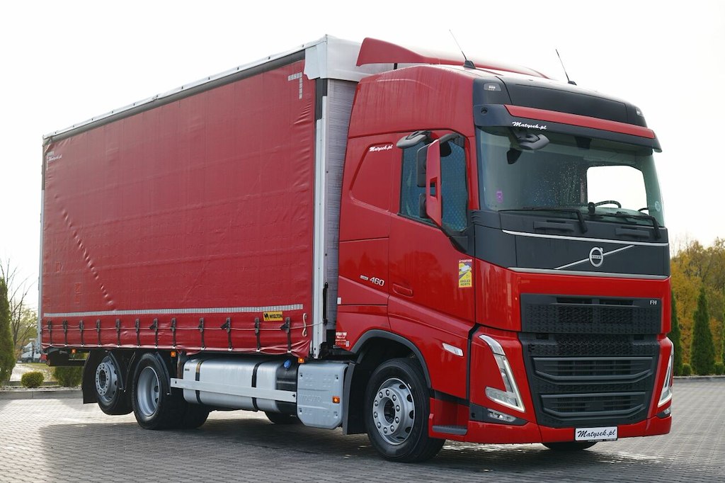 Volvo FH 460 / SOLÓWKA / I-SAVE / I-PARK COOL / OŚ PODNOSZONA SKRĘTNA kamion sa klizna zavesa cerada