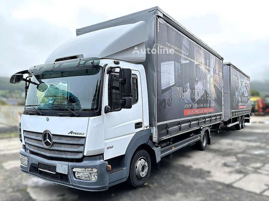 Mercedes-Benz 818 L Atego kamion sa klizna zavesa cerada