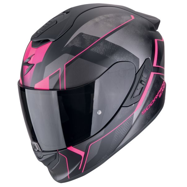 SCORPION Exo-1400 evo ii air intensio matt-black-pink kaciga