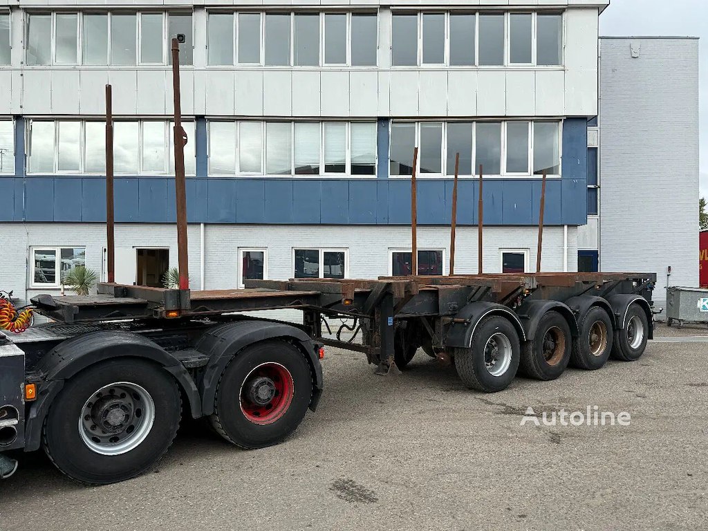 Kel-Berg 4 AXLE - BPW - EXTENDABLE - HOLZ/WOOD/HOUT poluprikolica za prevoz drva